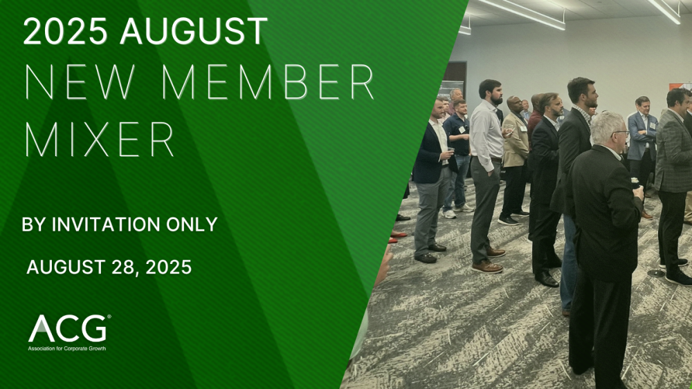 2025 ACG DFW August New Member Mixer | ACG Dallas/Fort Worth